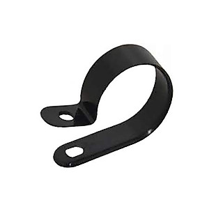 Kable Kontrol Nylon Cable Clamps – 3/4” Diameter – 100 Pcs/Pack – Black – Nylon 6-6 – R-Type Cable Clamps – Cable Organizer – Plastic Wire Clamps