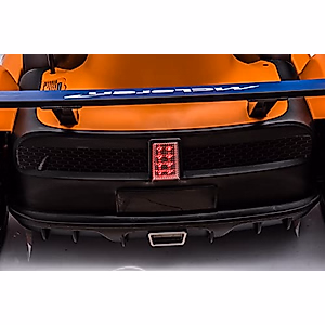 DAKOTT McLaren Electric Go Kart for Kids Ages 6-12, Up to 154 lbs, 24V 4-Wheel Electric Go Cart, 5-9 MPH Speed W/Drift Function, Orange, Large