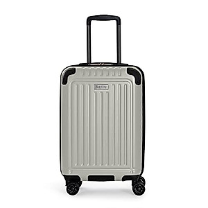 Ben Sherman Sunderland Spinner Travel Upright Luggage, Dover White, 20-Inch Carry On