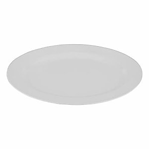 G.E.T. OP-621-W Melamine Break-Resistant Oval Serving Platters, 21" x 15", White, Large
