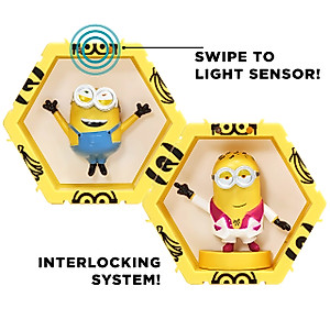 PODS Minions Collection The Rise of Gru - Bob | Character Light-Up Bobble-Head Figure | Official Minion Collectable Toys & Gifts | Number 122 in Series