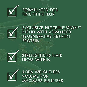Nexxus Unbreakable Care Shampoo, Conditioner, and Leave-In Spray 3 Pack For Fine and Thin Hair with Keratin, Collagen, Biotin