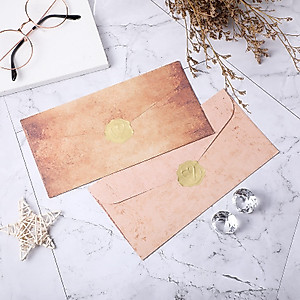 300 Pcs Gold Heart Stickers Embossed Gold Wedding Envelopes Seals Stickers Self Adhesive for Wedding Invitations, Greeting Cards(Heart,Gold, Silver, Red, White, Pink)