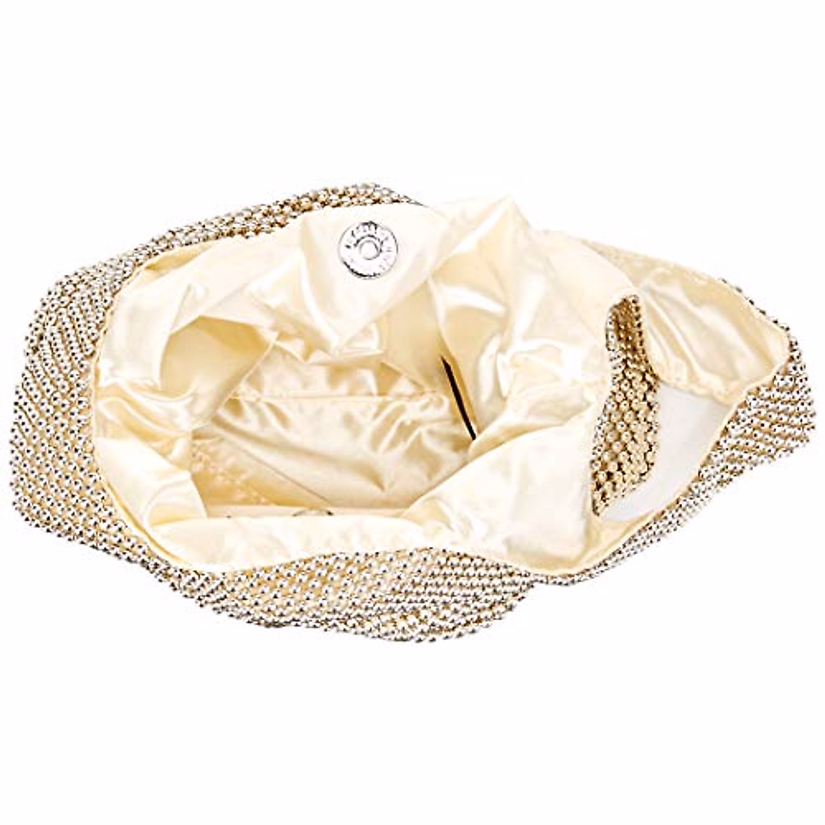 Jessica McClintock womens Logan Mesh Pouch Evening Bag, Lt Gold, One Size US