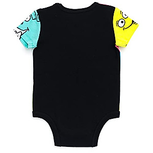 Disney D100 Stitch Mickey Mouse Winnie the Pooh Newborn Baby Boys Bodysuit Multicolor 6-9 Months