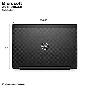 Dell Latitude 7480 Business-Class Laptop | 14.0 inch FHD Touch Display | Intel Core 7thGEneration i7-7600 | 16 GB DDR4 | 512 GB PCIe M.2 NVMe SSD | Windows 10 Pro (Renewed)