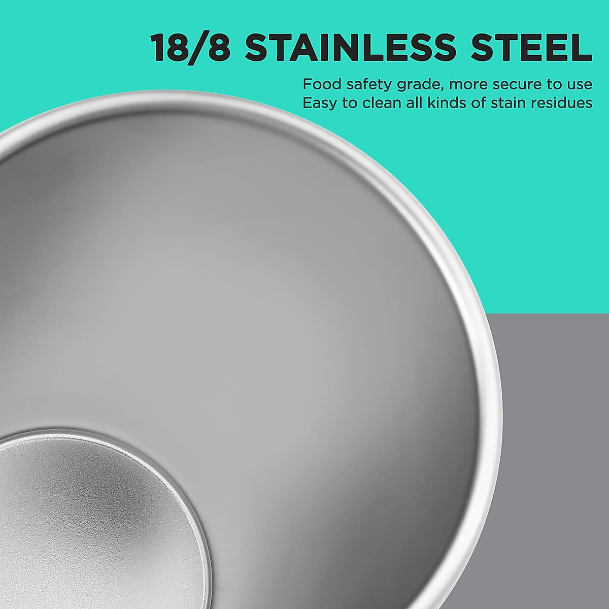 HAUSHOF Pint Cup, 20 oz Stainless Steel Cups, Stackable Metal Drinking Cups, Stacking Beer Pint Cups for Home, Party, Camping, Outdoor, Unbreakable, 4 Pack