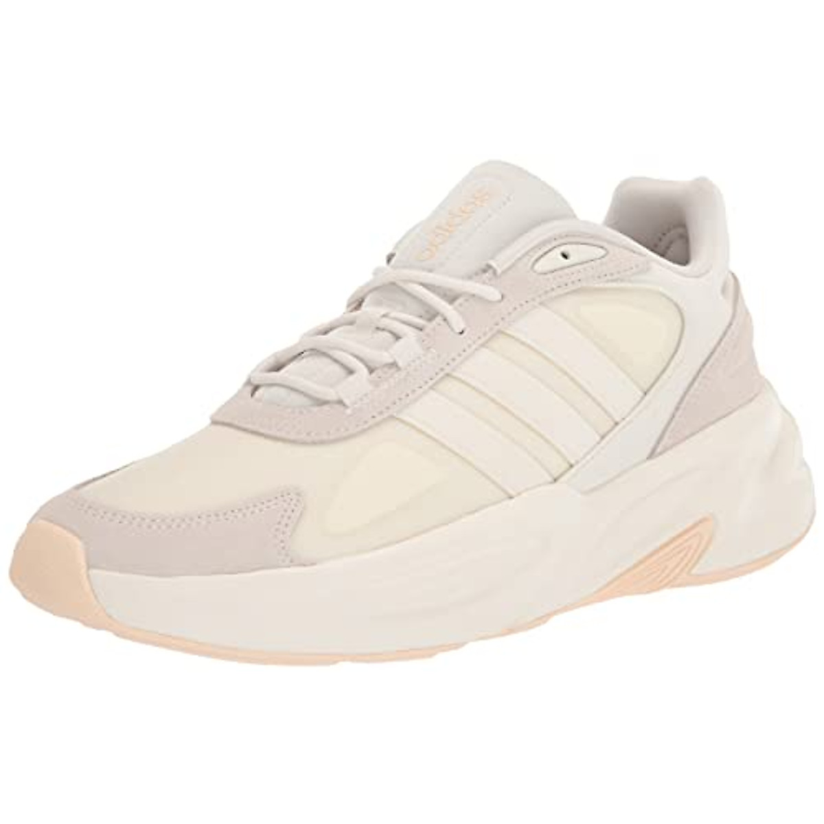 adidas Women's Ozelle Running Shoe, Cloud White/Cloud White/FTWR White, 7