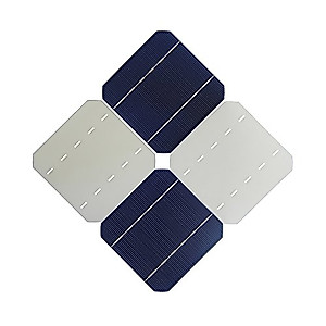 VIKOCELL 40Pcs 2.8W A Grade 125MM Monocrystalline Solar Cells 5x5 for DIY Solar Panel 100W