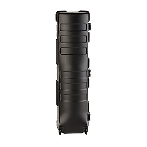 SKB Cases ATA Deluxe Standard Hard Plastic 49 In Long Interior Golf Bag Storage Traveling Case with Wheels and Reliable Secure Latches, Black