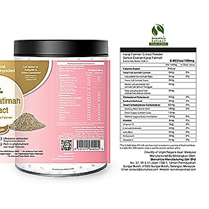 5X Kacip Fatimah (Labisia pumila) Extract Powder 0.3-0.8% Gallic Acid 50g, Energy Booster, Improve Well-Being & Vitality