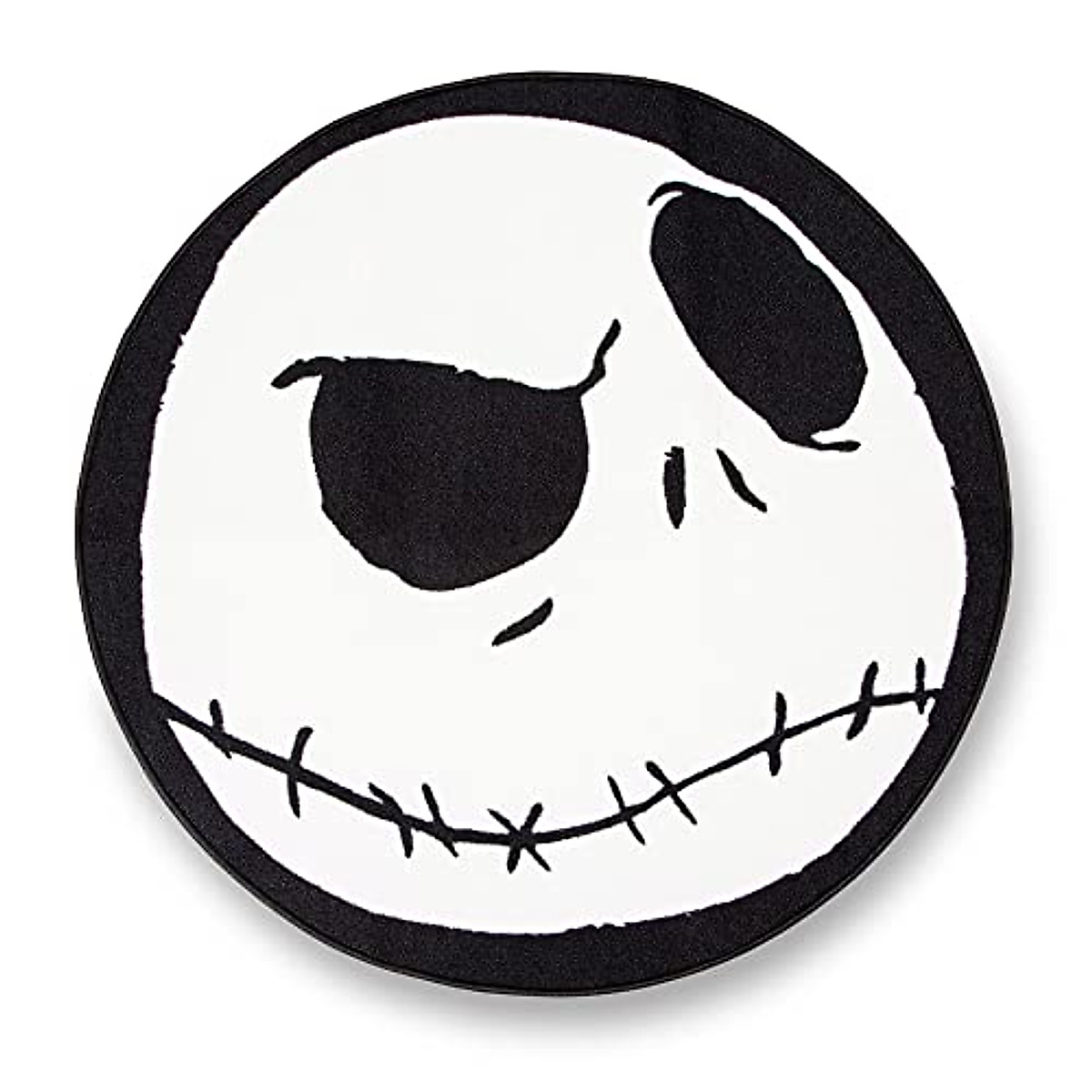 Nightmare Before Christmas Disney The Jack Skellington 39-Inch Round Area Rug Accent, Indoor Floor Mat