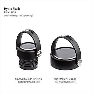 Hydro Flask Standard Mouth Flex Cap - Black