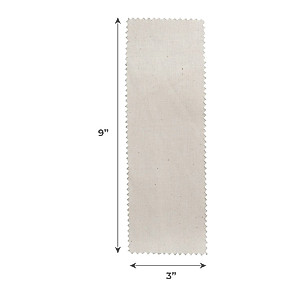 ForPro Natural Muslin Epilating Strips, Tear-Resistant, Pre-Cut Strips for Hair Removal, 3” W x 9” L, 100-Count