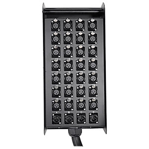 Rockville SX32100 32 Channel (4 Returns) 100 Foot XLR Snake Cable, 100% OFC