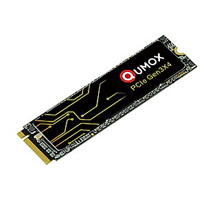 QUMOX 1TB PCIe NVMe M.2 Internal Solid State Drive SSD - Ultra-Fast Read Speed 2000MB/s, Write Speed 1600MB/s