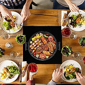 boeerty Welding Blanket Fireproof Heat Resistant Flame Retardant Carbon Felt for Welder Torch Shield Plumbing Heat Sink Slag Insulated Welding Blanket Fireproof