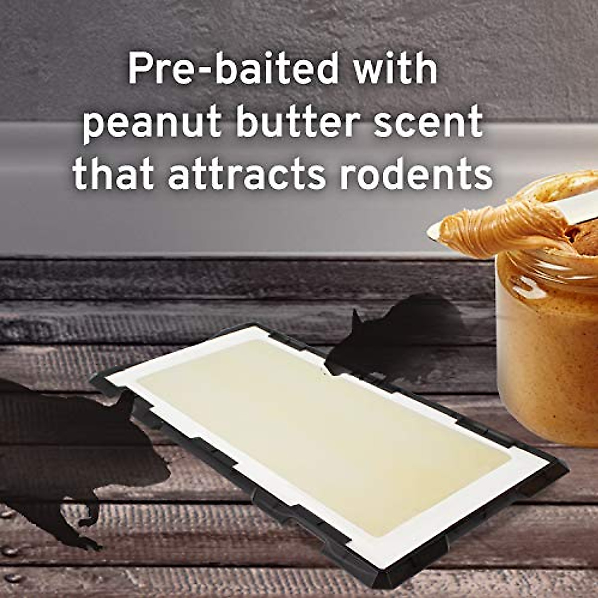 Victor M776 Hold-Fast Rat Refillable Mouse Glue Trap, 1 Pack, White