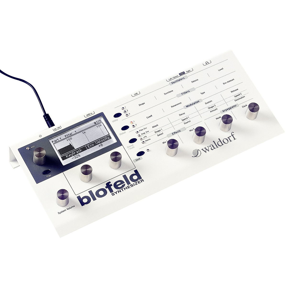Waldorf Blofeld Desktop Synth Module Cream