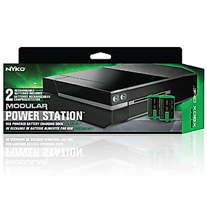 Nyko Modular Power Station - 2 Port Power Station with 2 Rechargeable Batteries for Xbox One