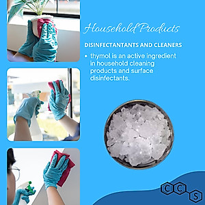 Thymol Crystals High Purity Aroma Compound (100 Grams)