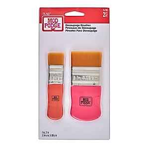 Mod Podge Brush Set, Small, Multicolor, 2 Count