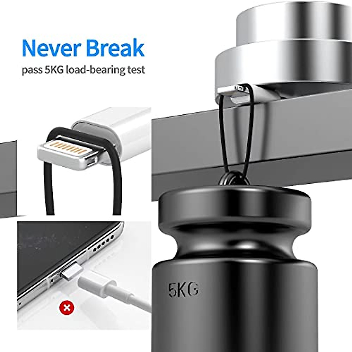 iPhone Charger [Apple MFi Certified], 2Pack 6ft Fast Lightning Cable for Long Cord, Apple Charging Cord for iPhone 12/11 Pro/11/XS MAX/XR/8/7/6s/6/5S/SE iPad/Air Original