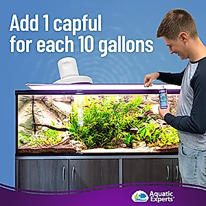 Aquatic Experts KloudAway Freshwater Aquarium Water Clarifier - Clears Cloudy Water, Water Clarifier for Fish Tank, Made in USA (1 Pack)