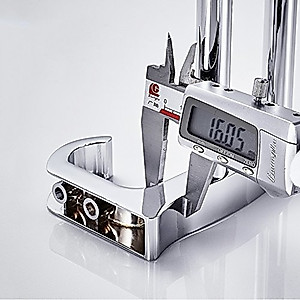 OMOONS Wall Mounted Bathroom Fittings Double Thicken Towel Shelf,Stainless Steel Towel Bar/50Cm