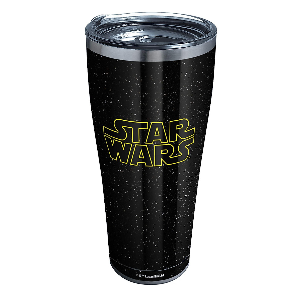 Tervis Star Wars Classic Logo Triple Walled Insulated Tumbler Travel Cup Keeps Drinks Cold & Hot, 30oz Legacy, Stainless Steel