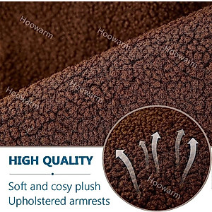 Recliner Couch Covers ，Sofa Armrest Cover with Pockets，Headrest Cover ,Quilted Recliner Chair Arm Cover，1/2/3 Seat Armchair Slipcovers Nonslip Furniture Protector ( Color : A17 , Size : 1-seater sofa/