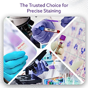 Volu Sol Wright-Giemsa Stain - Professional Hematology Stain for Blood Smears - Explore Cell Morphology and Conduct Differential WBC Counts with Precision (250 mL / 8 oz.)