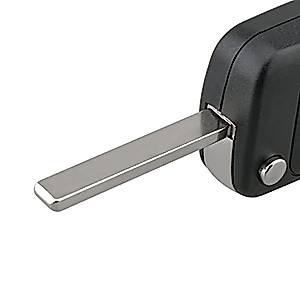 Car Remote Flip Key Fob Replacement Fits for 2010-2017 Chevy Equinox, Sonic Malibu Camaro Cruze 2010-2016 Buick Lacrosse Regal Verano (OHT01060512)