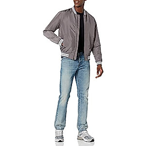 Amazon Essentials Men's Regular-Fit Crewneck T-Shirts, Long-Sleeve, Black, Size Large, No Pocket