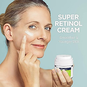 Retinol Cream, Retinol Face Moisturizer, Anti Wrinkle Cream For Face, Neck Firming, Retinol Eye Cream, Face Cream Anti Aging, Korean Skin Care Retinol Moisturizer, Collagen Retinol Hyaluronic Acid Cream