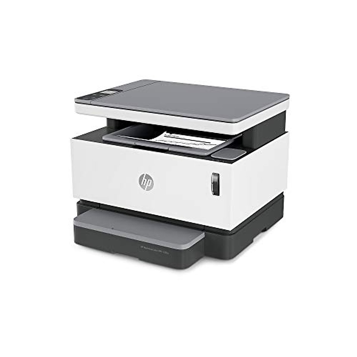 HP Neverstop Laser MFP 1202w Wireless Monochrome All-in-One Printer with cartridge-free toner tank, comes with up to 5,000 pages of toner in the box (5HG92A)