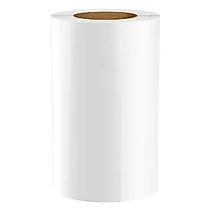 Premium Vinyl Label Tape for DuraLabel 9000 / Kodiak, LabelTac 9, VnM 8, SafetyPro 9G and Viscom ProMax 9, White, 9" x 150'