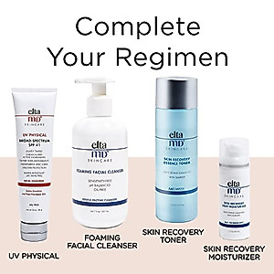 EltaMD UV Physical SPF 41 Tinted Mineral Sunscreen, Chemical-Free Actives Physical Sunscreen for Face, Protects Sensitive Skin and Post-Procedure Skin, Non-Greasy, Broad Spectrum Formula, 3.0 oz Tube