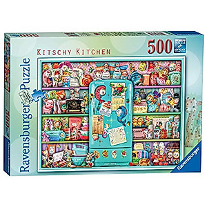 Ravensburger Kitschy Kitchen 500 Piece Jigsaw Puzzle for Adults and Kids Age 10 and Up