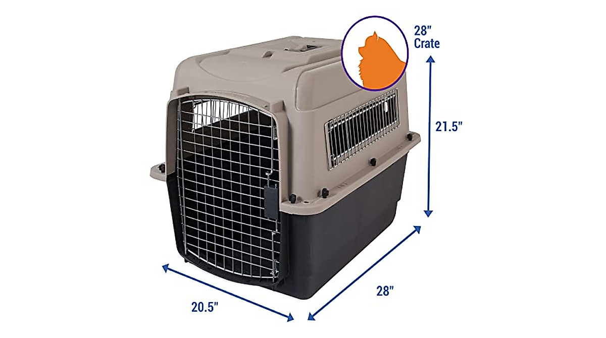 Petmate Ultra Vari Dog Kennel: Durable Travel Crate 25-30 lbs