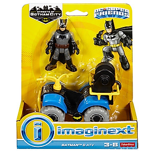 Fisher-Price Imaginext Streets of Gotham City Batman & ATV Action Figure