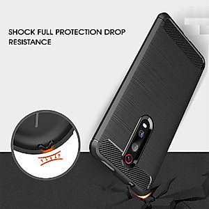 CruzerLite Case Compatible with Xiaomi Mi 9T Case, Compatible with Xiaomi Mi 9T Pro Case, Back Cover Anti-Scratch Shock Absorption Case for Xiaomi Mi 9T /9T Pro (Black)
