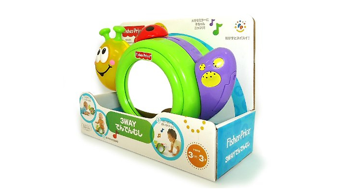 Fisher-Price Go Baby Go! Crawl Along Snail - Stimulating Baby's Skills