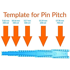 CANADUINO Lead Bender for Resistors Diode Capacitor - Lead Forming Tool 300-700 mil