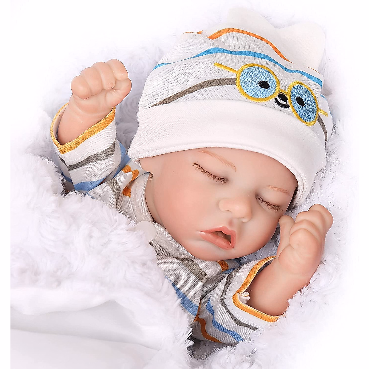 CARANOVO Reborn Baby Dolls - 12 Inch Realistic Sleeping Newborn Small Baby Doll for 3 + Year Old Kids