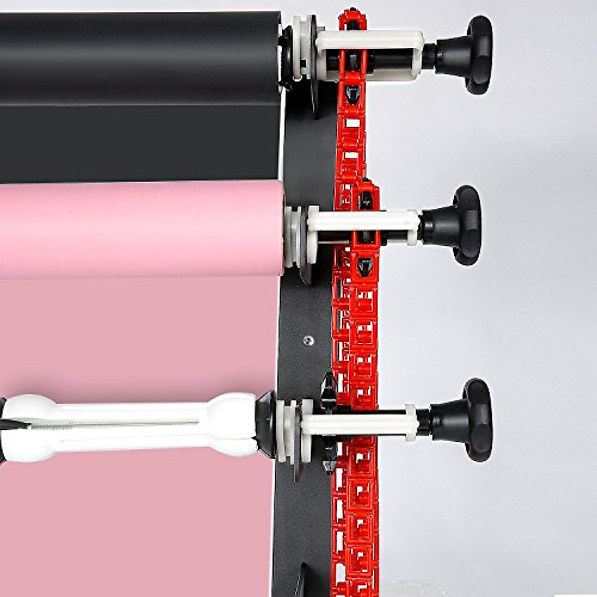 NEEWER Photography 4 Roller Wall Mounting Manual Background Support System with 2 x Four Fold Hook, 8 x Expand Bar, 4 x Chain, Load Capacity per Roller: 22lb/10kg