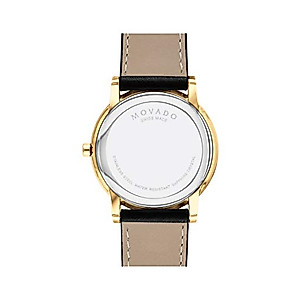 Movado Museum Classic Men's Watch - Swiss Quartz 2H Movement, Calfskin Strap - 3 ATM Water Resistance - Luxury Fashion Timepiece for Him - 40mm