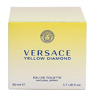 Versace Yellow Diamond Eau De Toilette Spray for Women, 1.7 Fl Oz