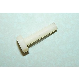 1/4"-20 X 1"Nylon Hex Cap Screws - Fully Threaded - Lot of 50 Pcs.
