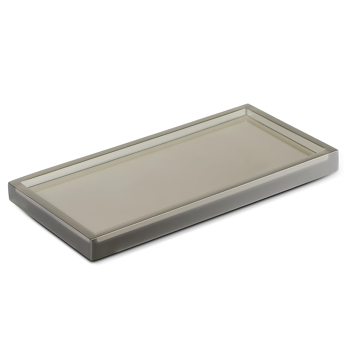 Automatic Liquid Soap Dispenser + Versatile 7.5" Silicone Resin Tray